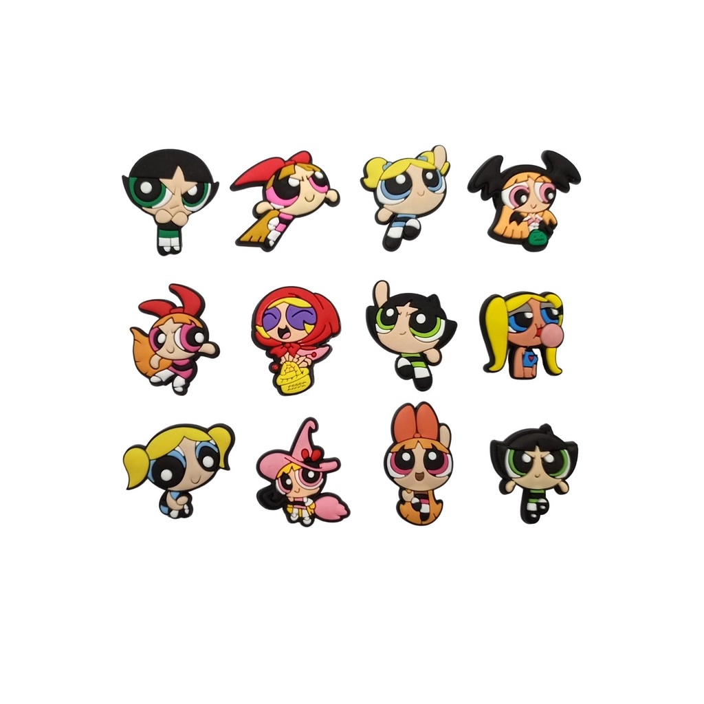 Pin para Crocs As Meninas Superpoderosas kit com 12 pins | Shopee Brasil