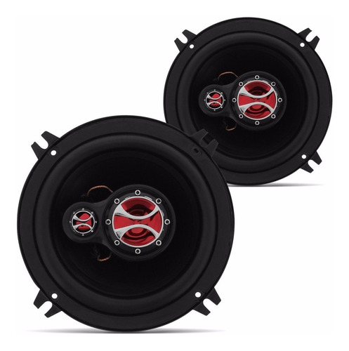 Par Alto Falante Foxer 5" Polegadas 100W RMS 4 Ohms Triaxial Bobina Simples FZ.50P | Shopee Brasil