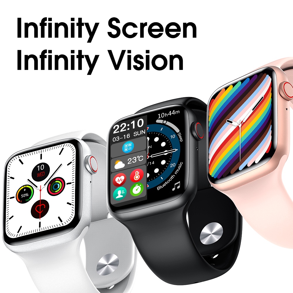 SmartWatch Original IWO W37 44mm Série 7 Original na Cor IP68 ...