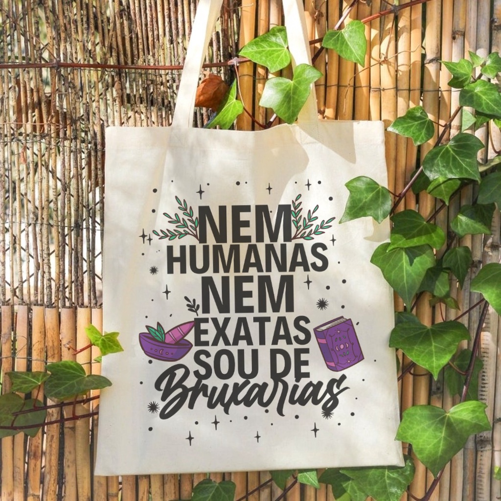 Ecobag Sou de Bruxarias | Shopee Brasil