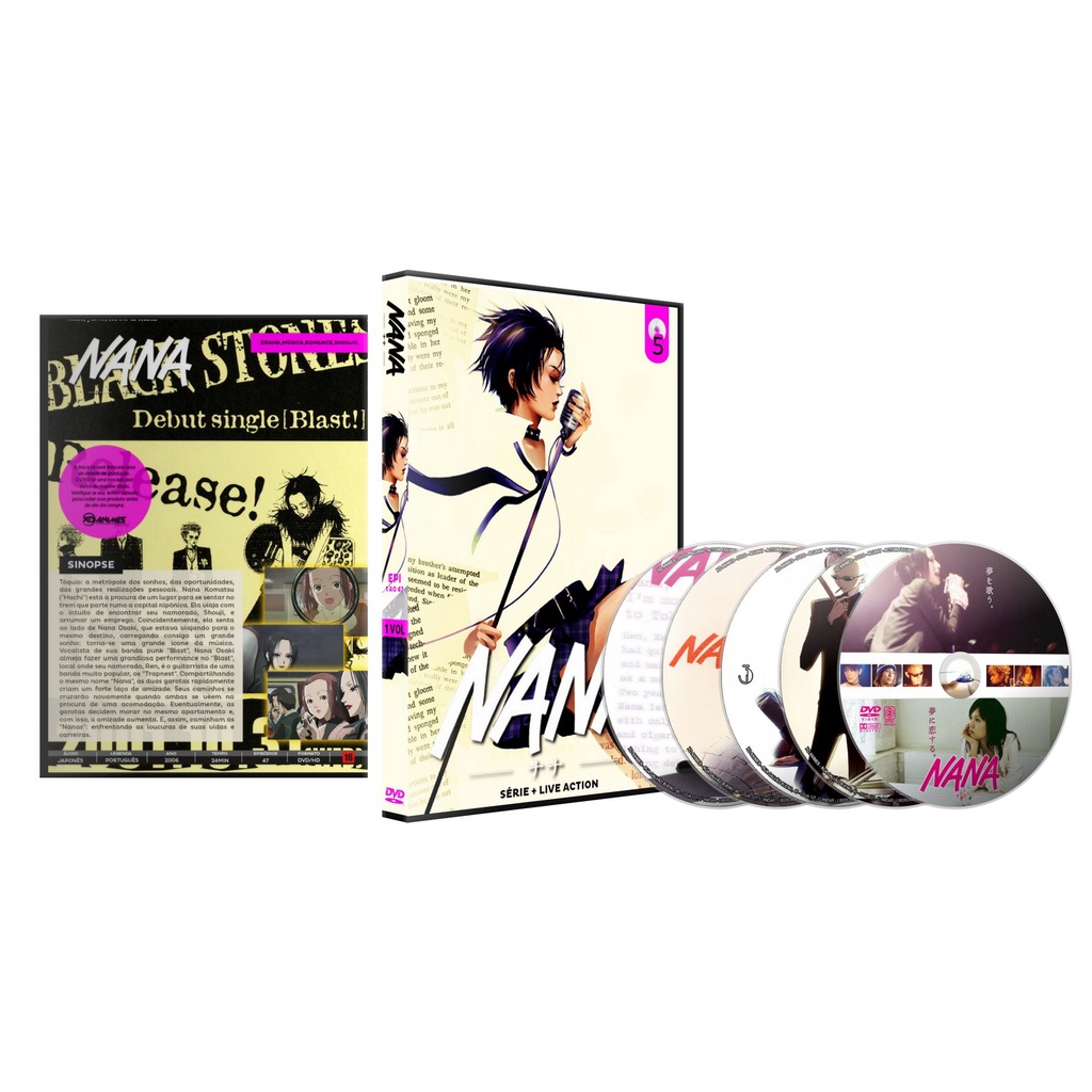 Dvd Nana Série Completa + Live Action Ed. De Colecionador | Shopee Brasil