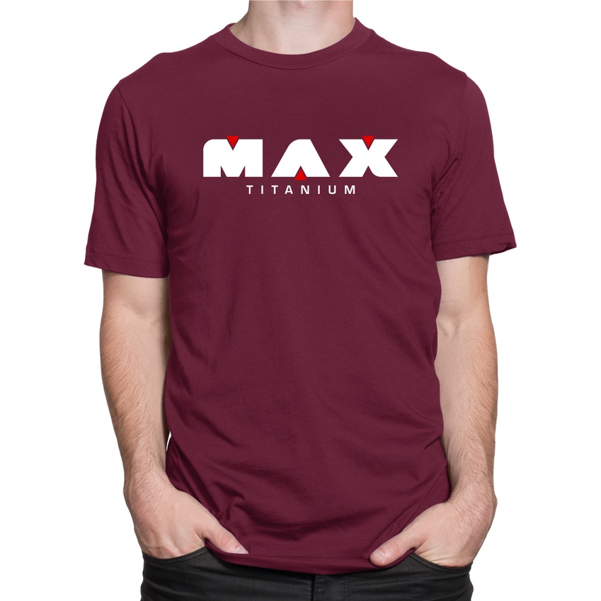 Camiseta Camisa Max Titanium Academia Treino Blusa 100% Algodão ...
