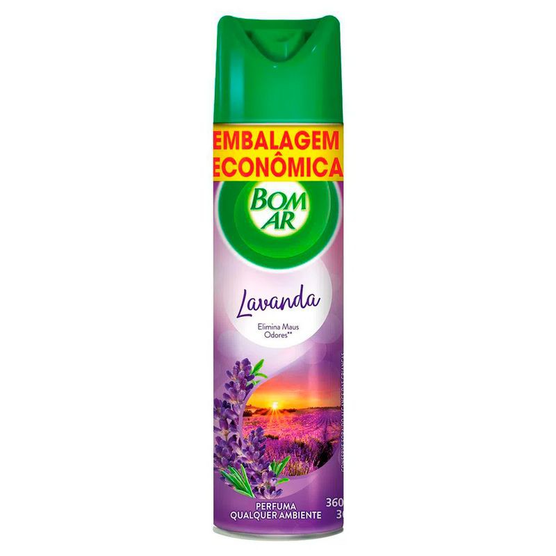 Bom Ar Aromatizador Spray 360ml (Escolha a Quantidade e Fragrância ...