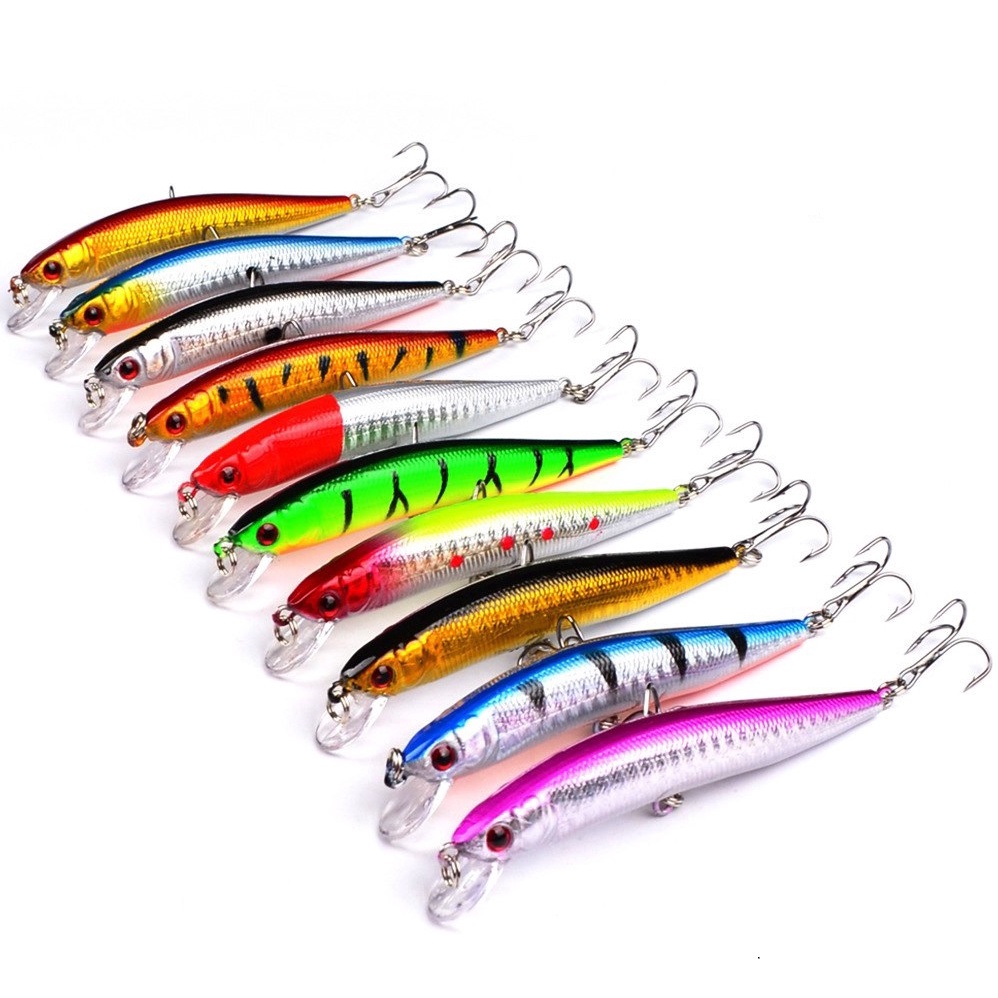 Isca artificial de meia agua para pesca de traira,robalo,tucunaré,piranha entre outros. A02 ...