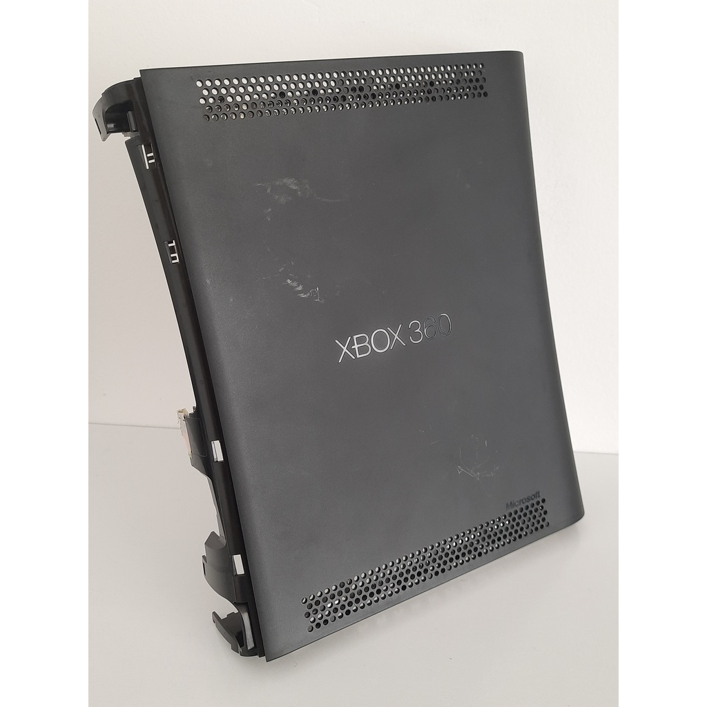 Carcaça Tampa Superior Xbox 360 Fat Preto - Melhora o Preço