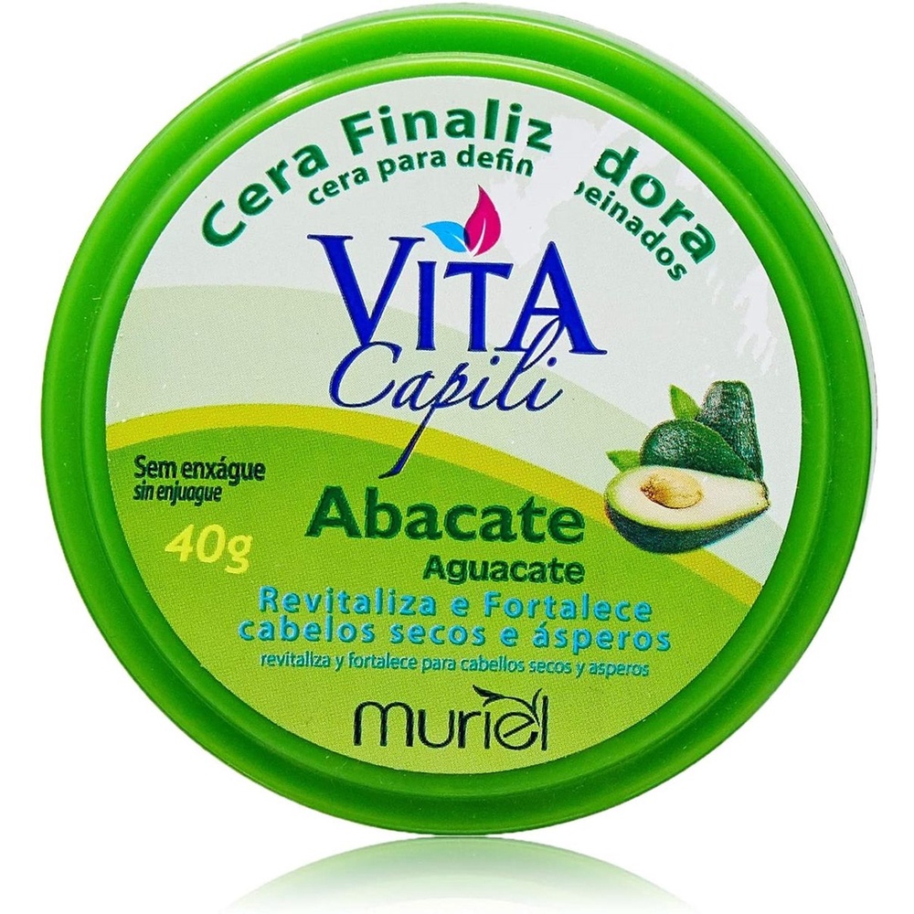 Cera Finalizadora Vita Capili Abacate 40G | Shopee Brasil