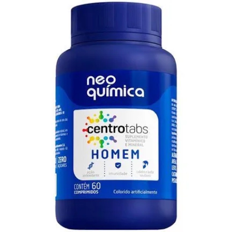 Centrotabs Homem Vitamina c/60 Cp Neo Química | Shopee Brasil