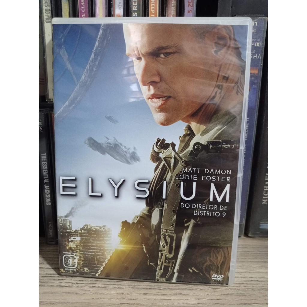 DVD Elysium Matt Damon Jodie Foster Wagner Moura | Shopee Brasil