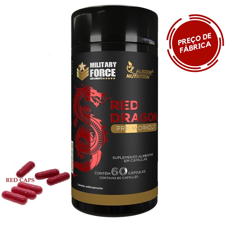 Red Dragon Pre Workout - Alisson Nutrition | Shopee Brasil