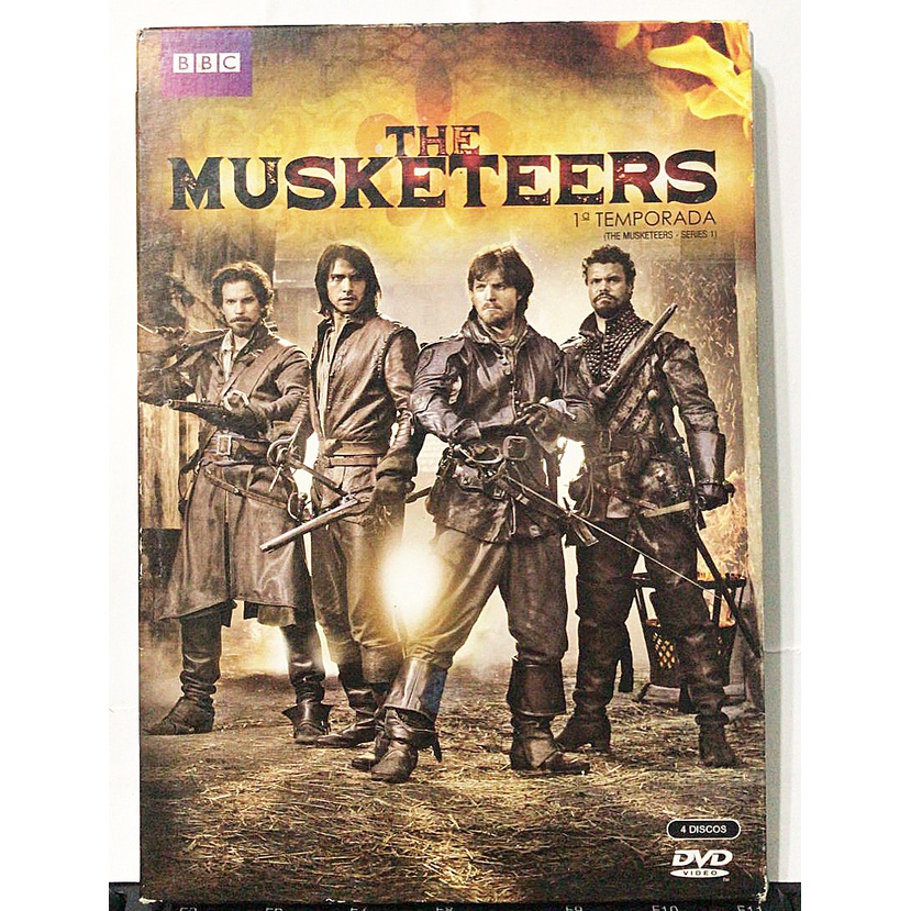 BOX DVD The Musketeers - 1ª Temporada Completa em Quatro Discos ...
