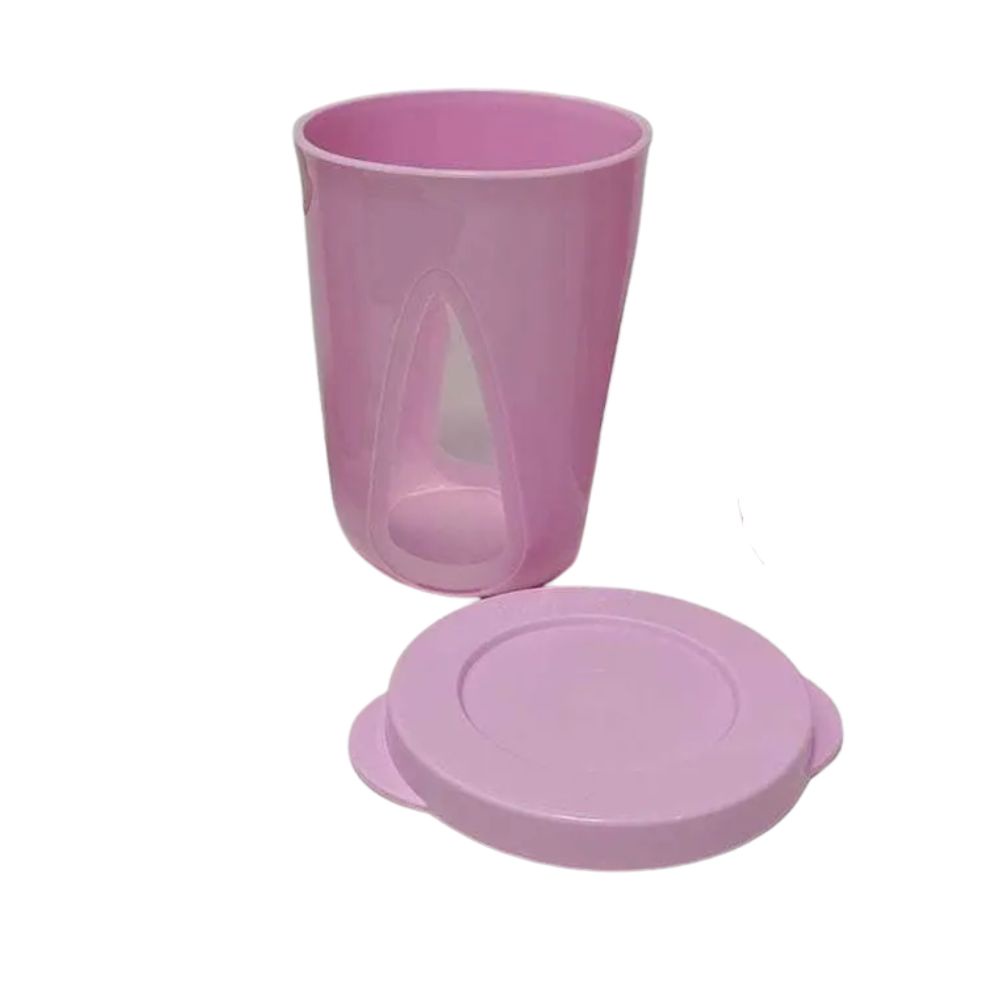 Copo com Tampa Tupperware Outdoor Rosa 330ml | Shopee Brasil