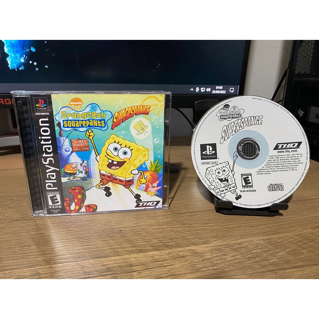 SpongeBob SquarePants - SuperSponge para PS1 | Shopee Brasil