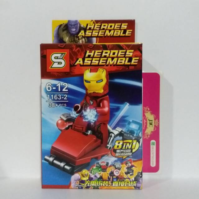 Lego Iron Man Mark 50 Mais Veículo Marvel Infinity Bootleg De Guerra ...