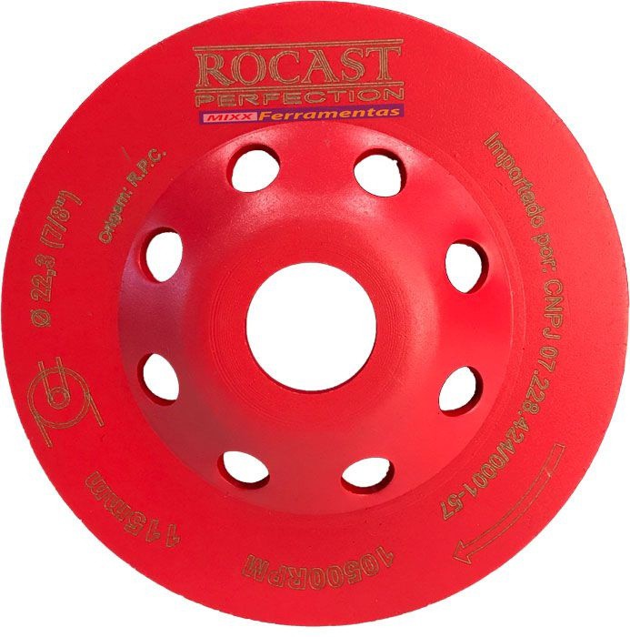 Rebolo Diamantado Tipo Prado Desbaste 115mm | Shopee Brasil