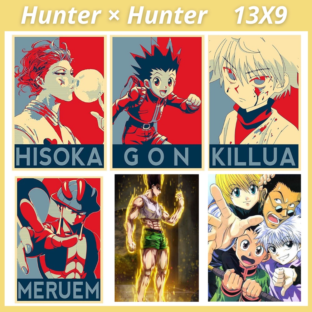 Hunter x Hunter - Placas Quadrinhos Decorativos De Anime Quadro ...