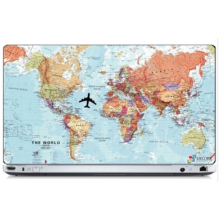 adesivos Para notebook Mapa Tela 10"a 19" Skin decorativo para hp/acer ...