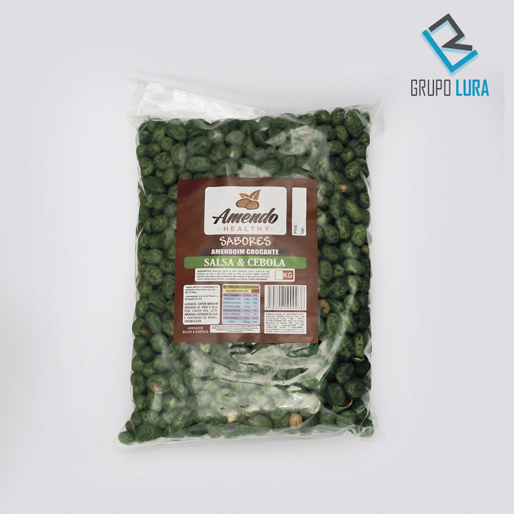 Amendoim Sabor Salsa e Cebola 500g Amendo Healthy | Shopee Brasil