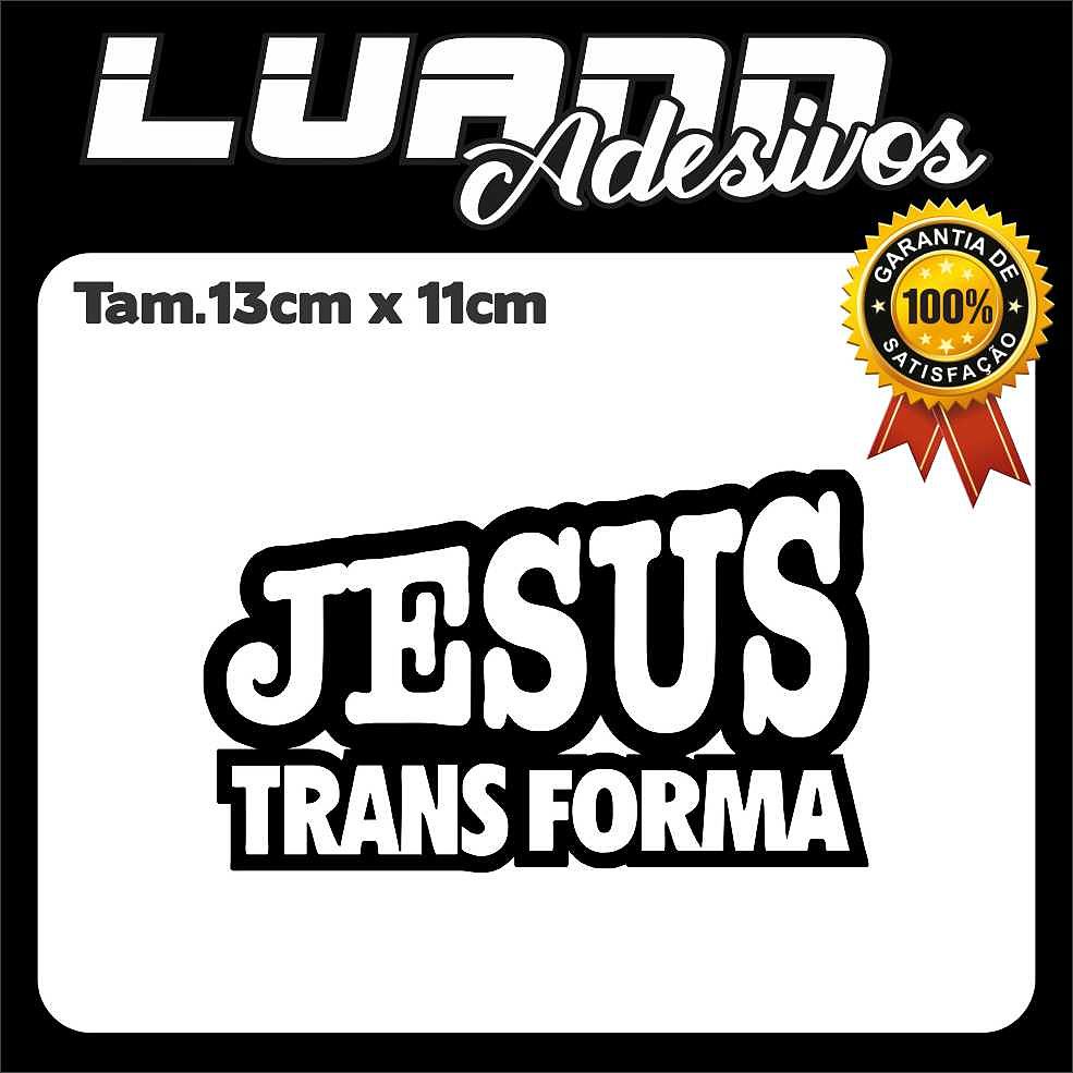 jesus transforma adesivo carro moto bike caminhão | Shopee Brasil