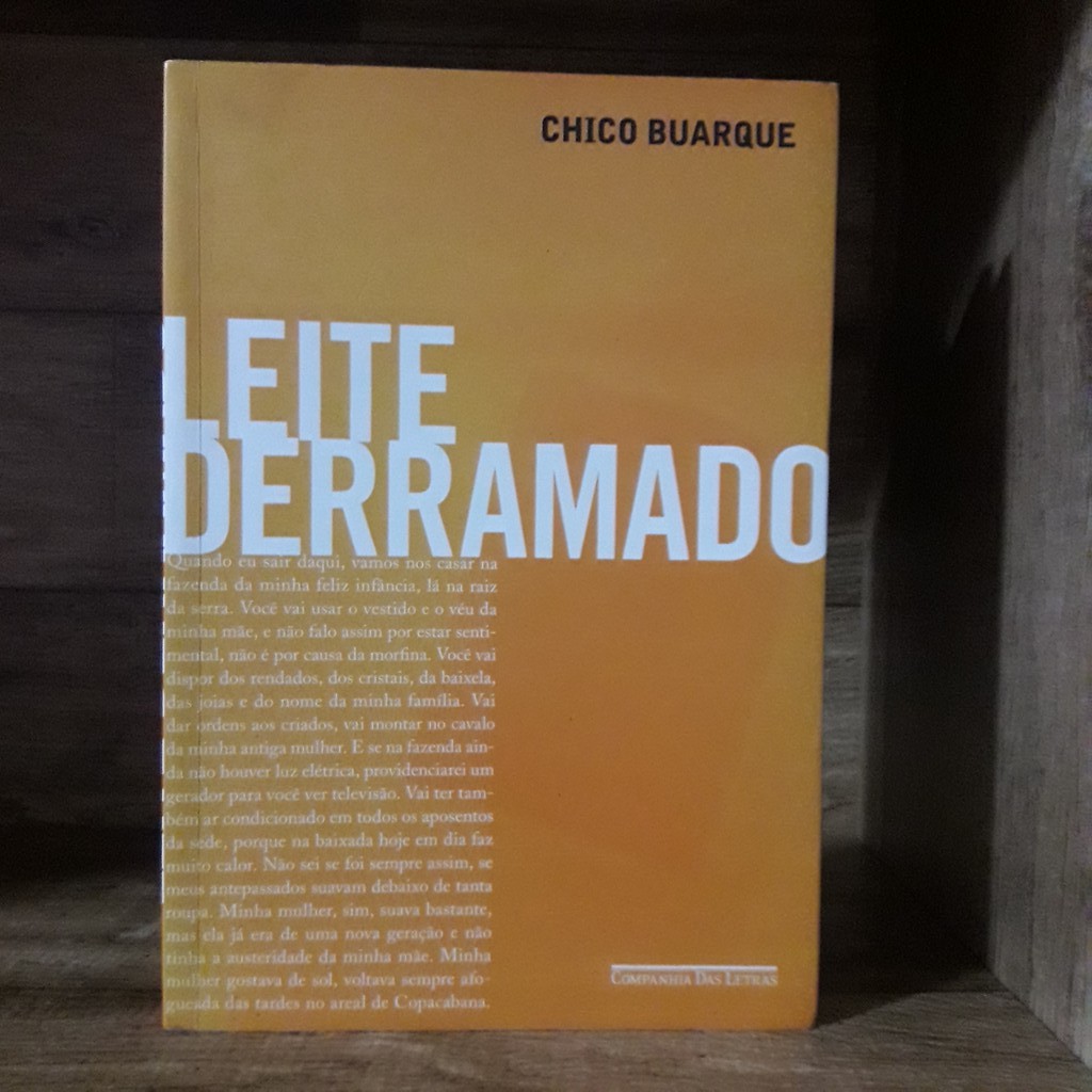 Leite Derramado - Chico Buarque | Shopee Brasil