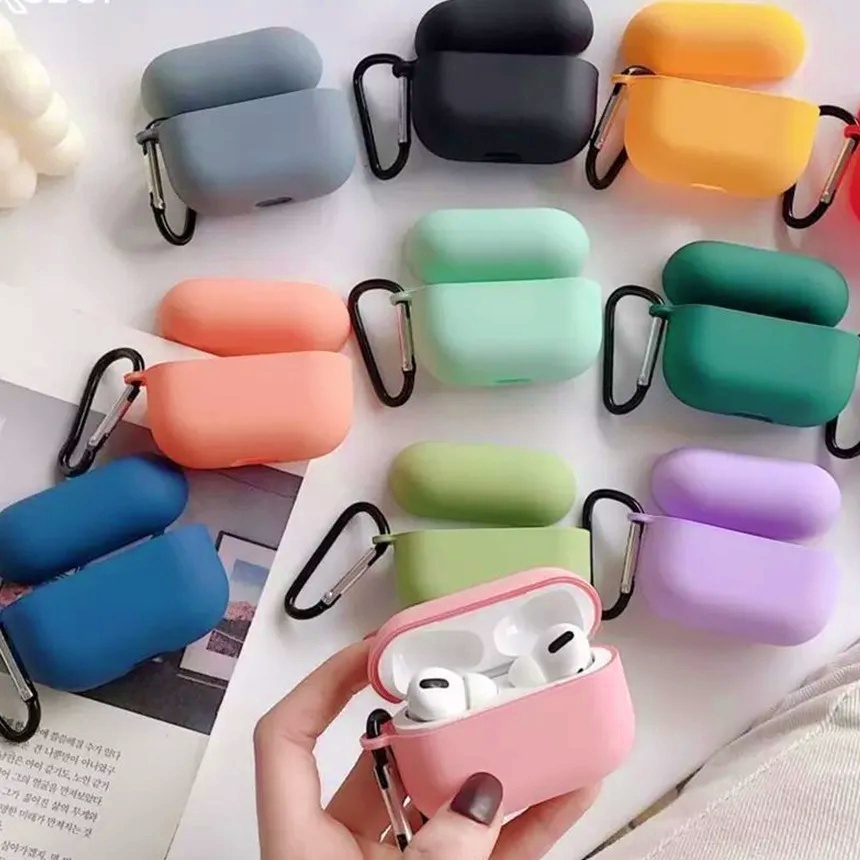 Capa Case Protetora De Silicone Para AirPods Pro I13 Inpods Com Gancho ...