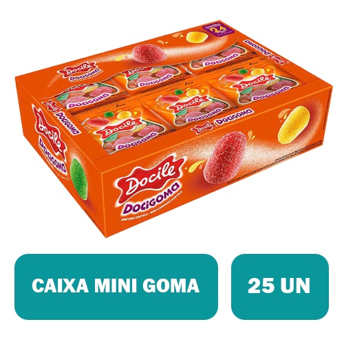 Jujuba mini Mini Goma Cx c/25 un- Docile | Shopee Brasil