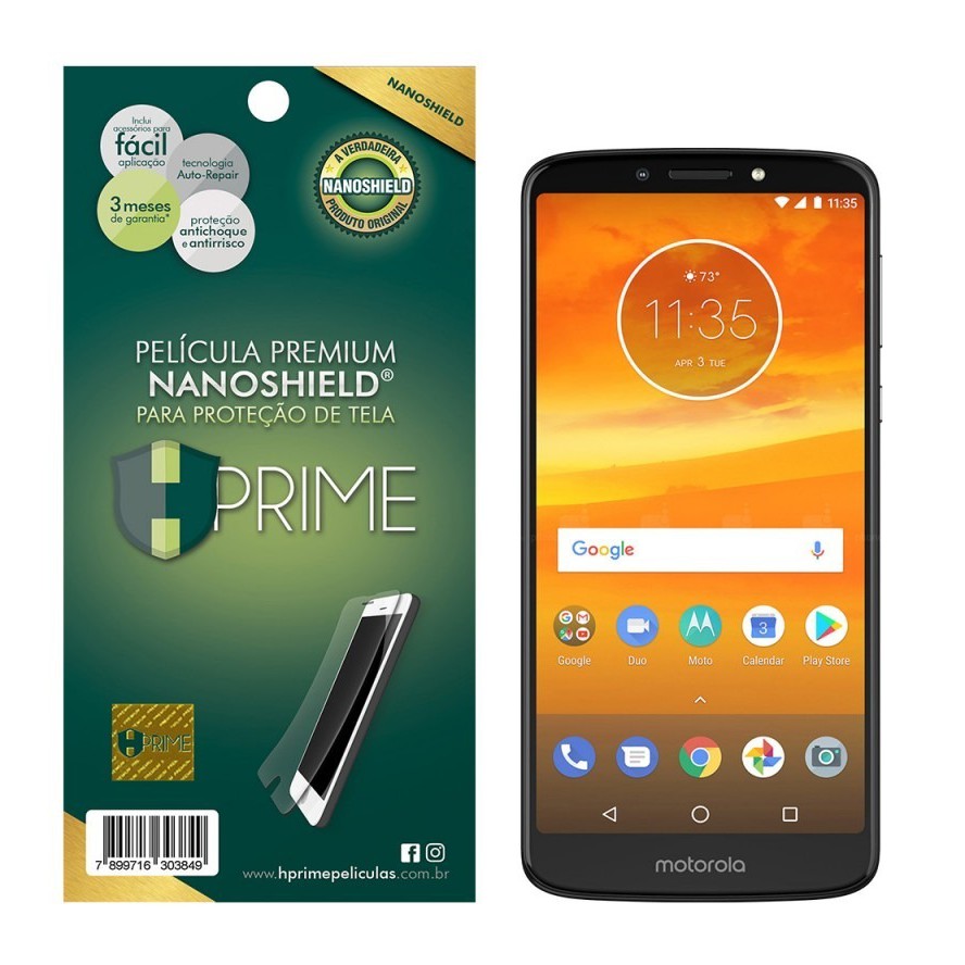 Película Hprime Premium Nanoshield Motorola Moto E5 Plus | Shopee Brasil