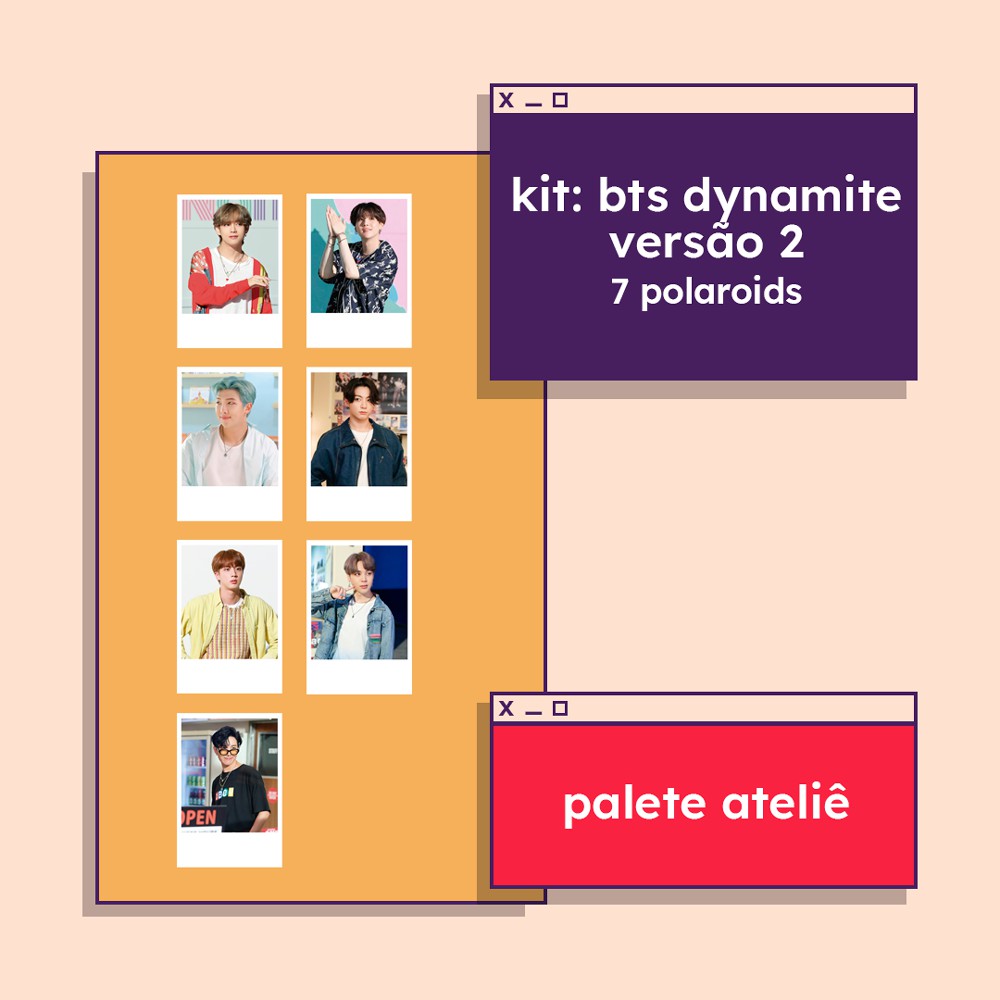 POLAROIDS BTS - DYNAMITE (FANMADES) | Shopee Brasil