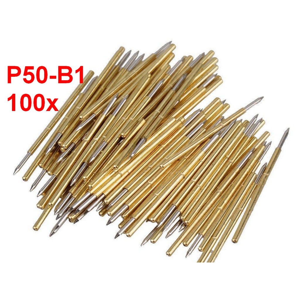100pc Agulha Teste Pino Mola Pogo Pin P50-B1 Giga Jiga Teste | Shopee ...