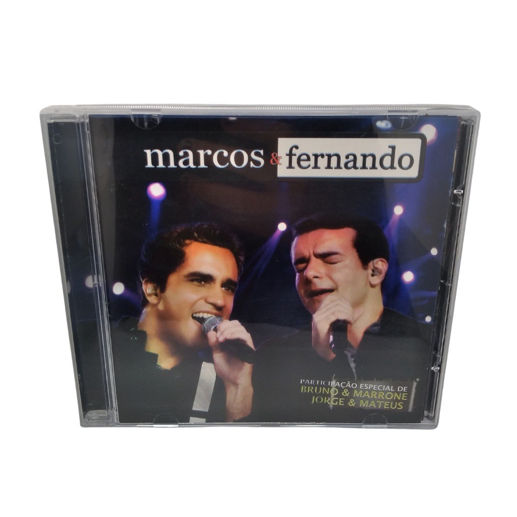 CD Marcos & Fernando Ao vivo em Uberlandia novo original | Shopee Brasil