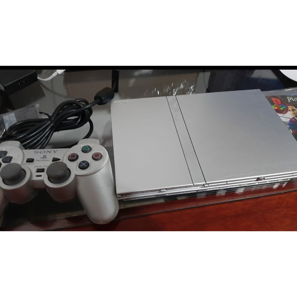 Video Game Playstation 2 Edição Prata (Silver) | Shopee Brasil