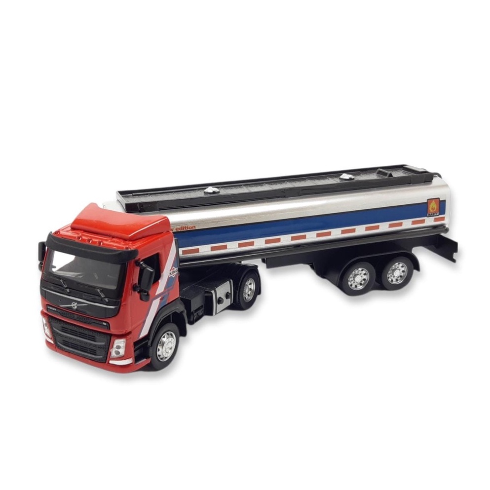Miniatura Caminhão Volvo Tanque Combustivel 1/50 Som e Luzes | Shopee ...