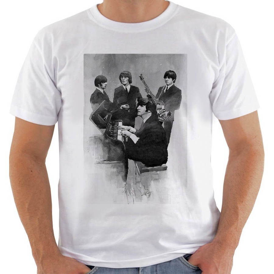Camiseta Camisa Lc 8388 Beatles Paul Mccartney Banda Rock REF:04IJ ...