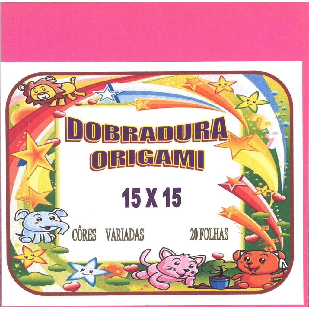 PAPEL PARA ORIGAMI 15X15 | Shopee Brasil