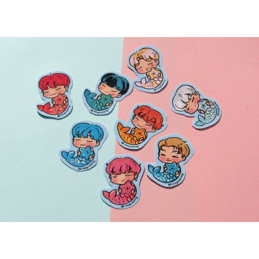Adesivo Merman ATEEZ/Stray kids, KPOP | Shopee Brasil