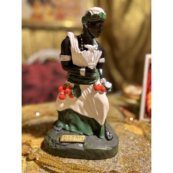 Imagem Orixá Ossain/Ossanhe Umbanda Candomble - 20cm Gesso | Shopee Brasil