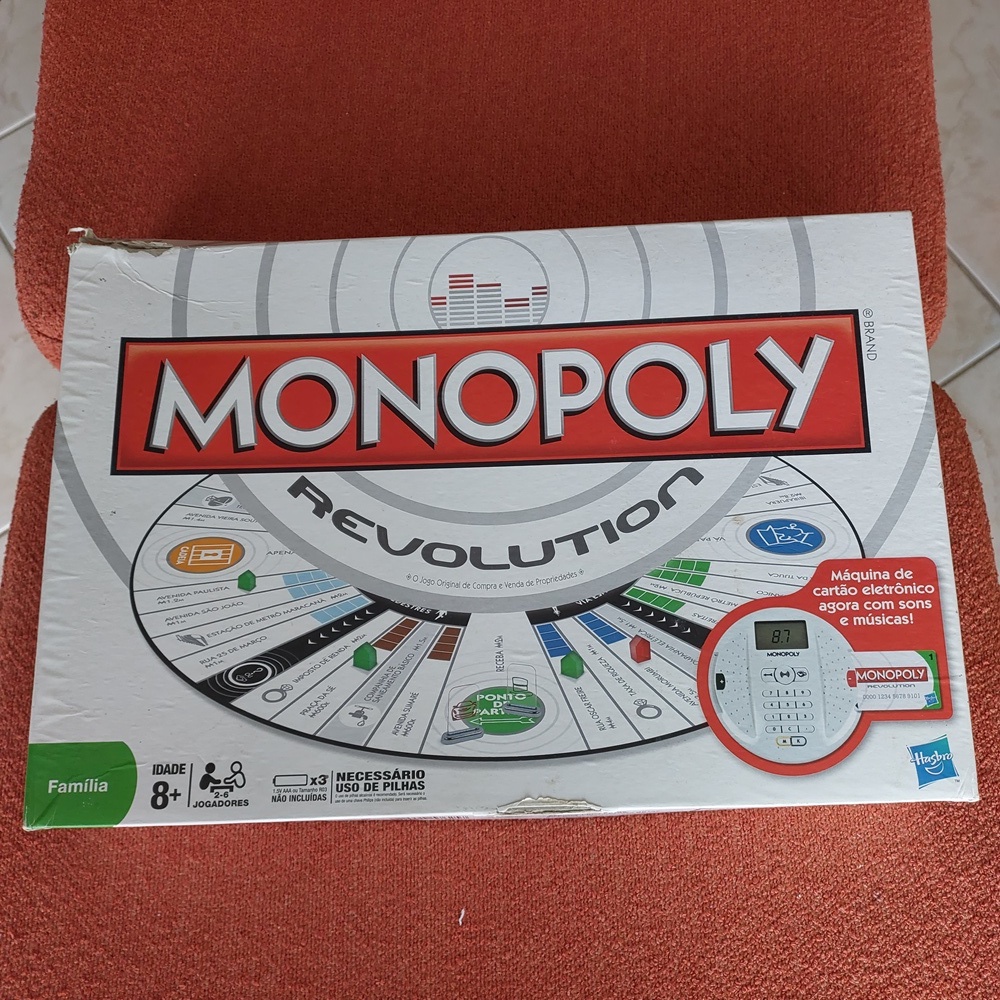 Monopoly Revolution Cartão de crédito tabuleiro redondo - Faz a Boa!