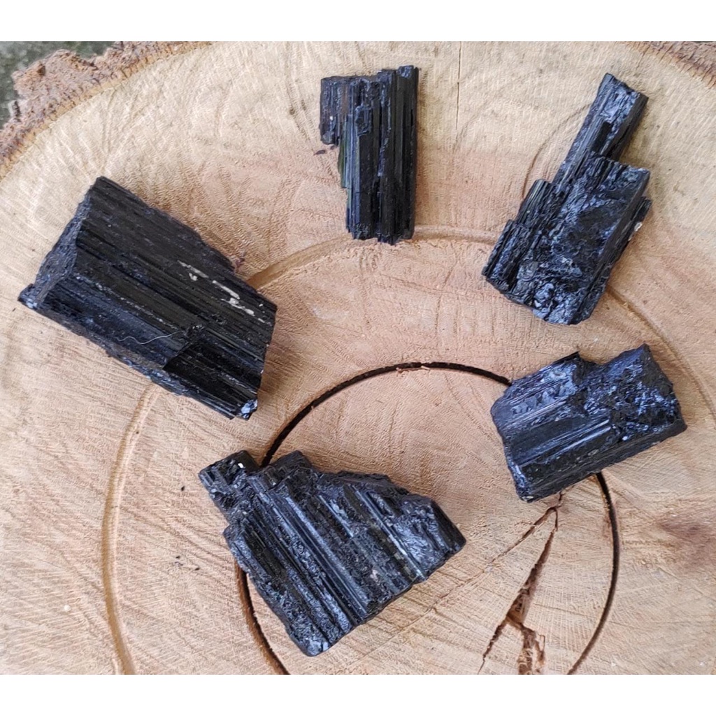 Turmalina Negra Pedra Bruta – Cristal Natural e Verdadeiro | Shopee Brasil
