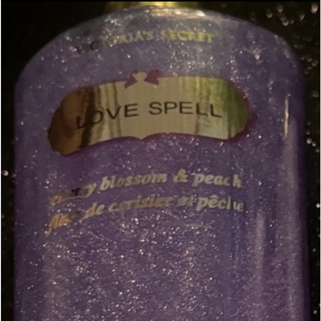 Body Splash Victoria's Secret Shimmer Glitter 30ml Vanilla Love Spell ...