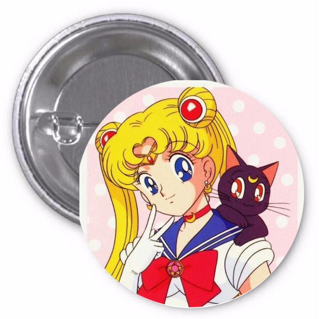 Botton sailor moon anime boton buton button broche | Shopee Brasil