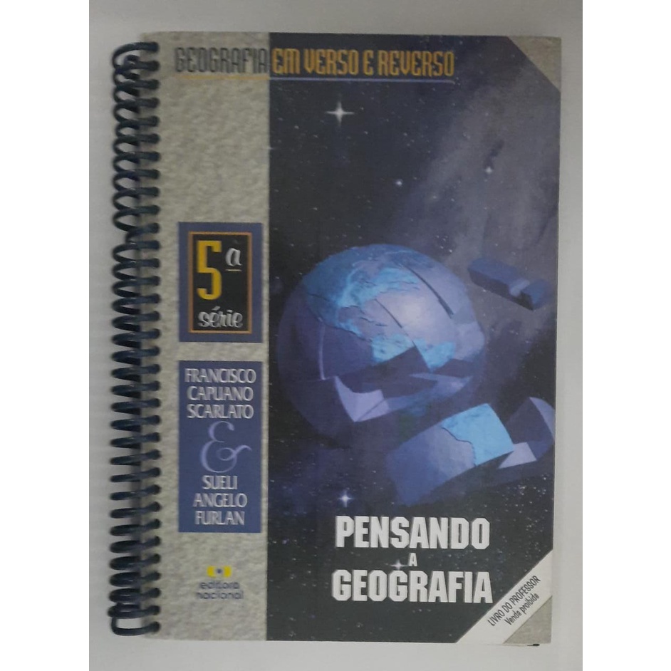 Pensando a geografia 5ª série Livro do Professor - Francisco Capuano ...