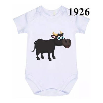 Body Bebê Personalizado Boi | Shopee Brasil