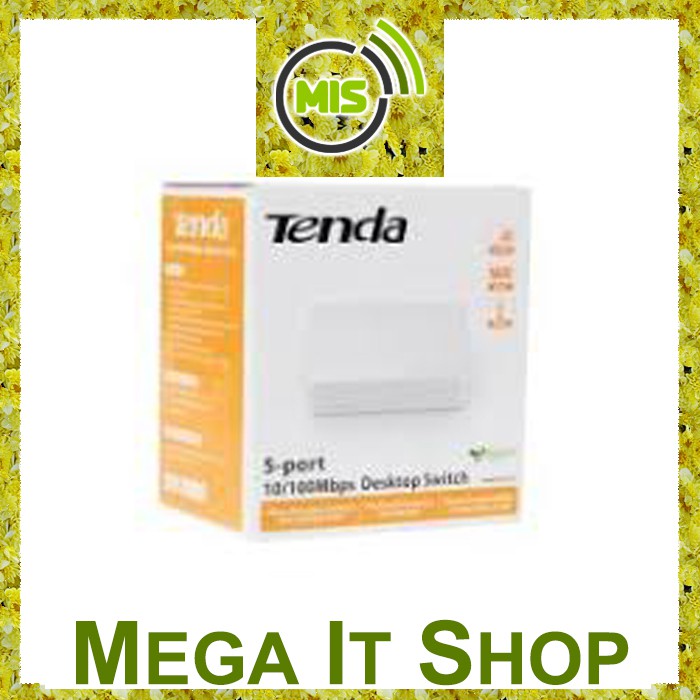 Tenda S105 5 Portas Ethernet Switch Plug And Play | Shopee Brasil