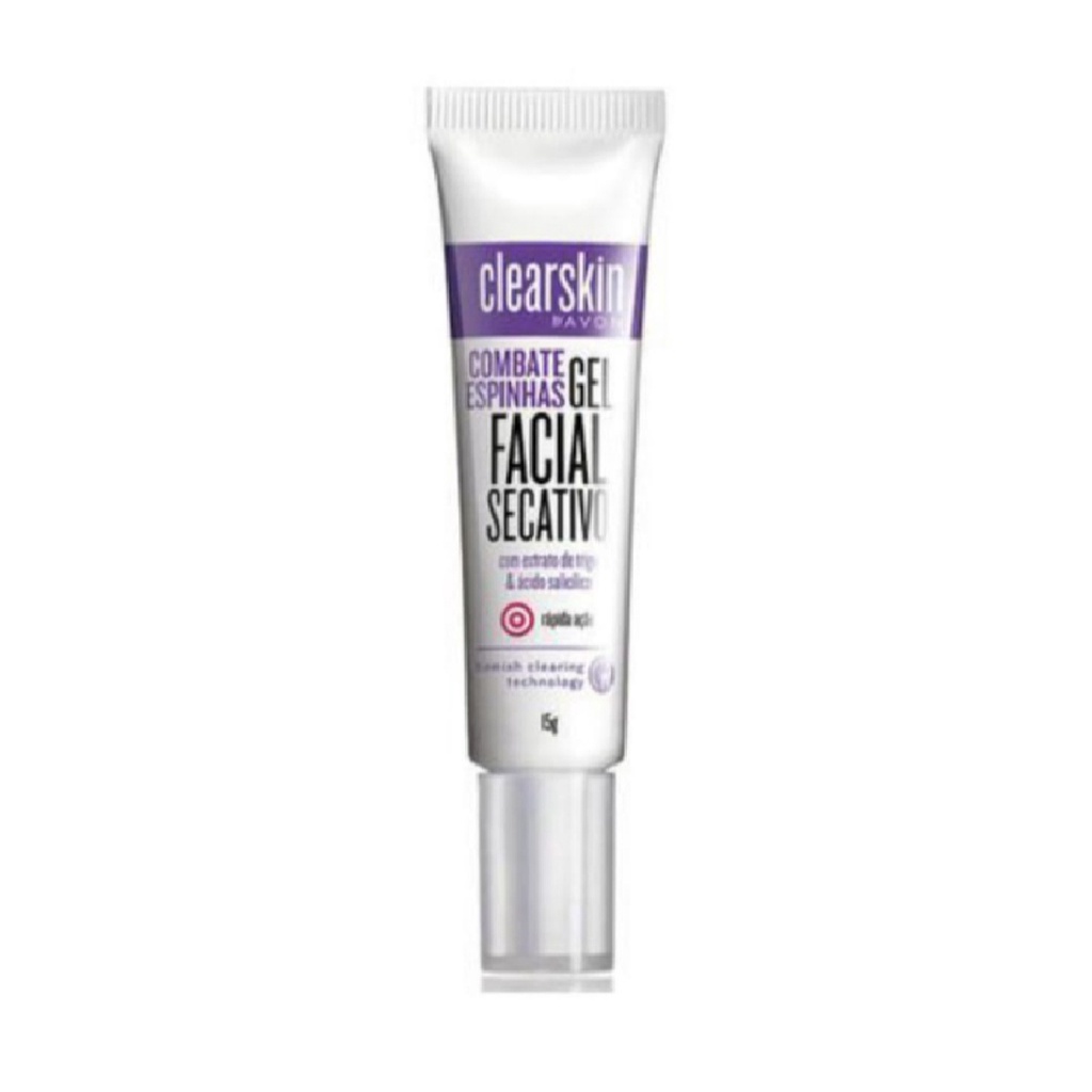 Gel Facial Secativo de Acne Espinhas ClearSkin Avon 15g | Shopee Brasil