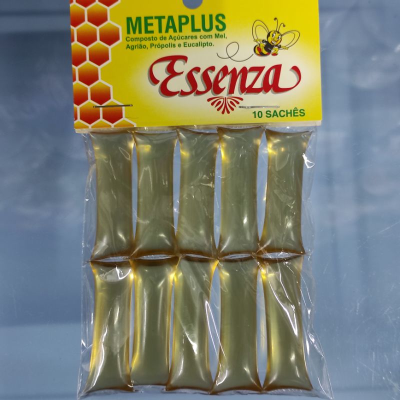 METAPLUS 10 Sachês (Essenza) {composto mel, agrião, própolis e ...