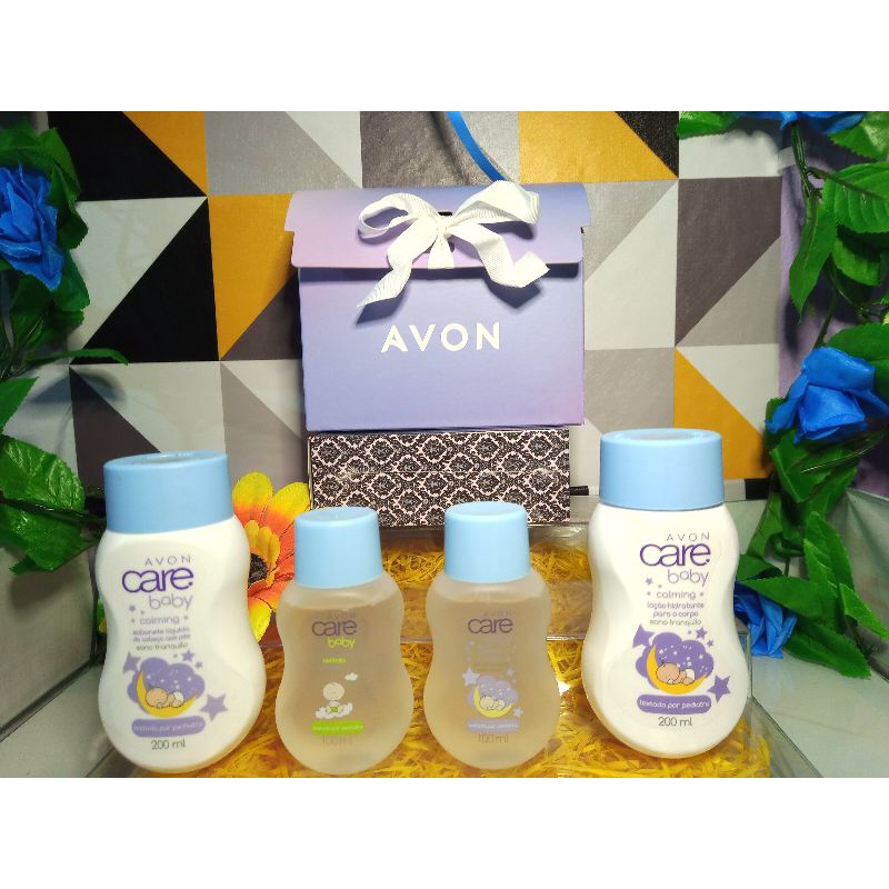care baby kit 2 colônia infantil 100 ml avon | Shopee Brasil