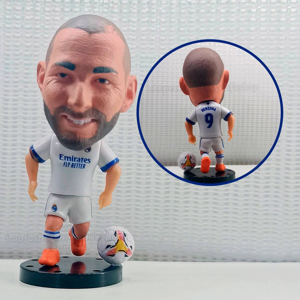 Mini Craque Benzema Real Madrid - Miniatura Minicraque Futebol ...