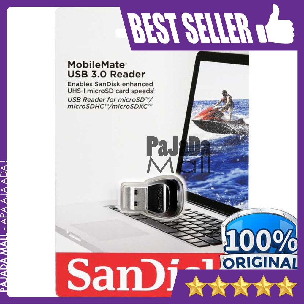 Leitor De Cartão USB 3.0 SanDisk MobileMate-SDDR-B531 | Shopee Brasil