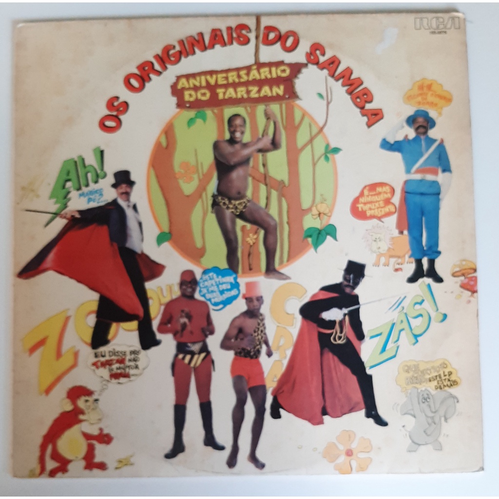 LP Os Originais do Samba - Aniversário do Tarzan * | Shopee Brasil