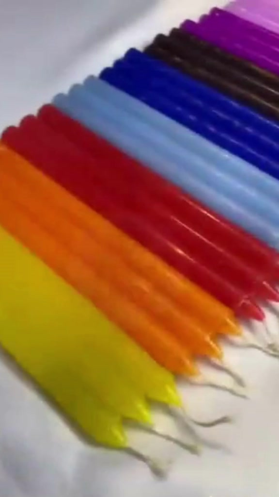 Kit 50 Velas Coloridas 16 cm | Shopee Brasil