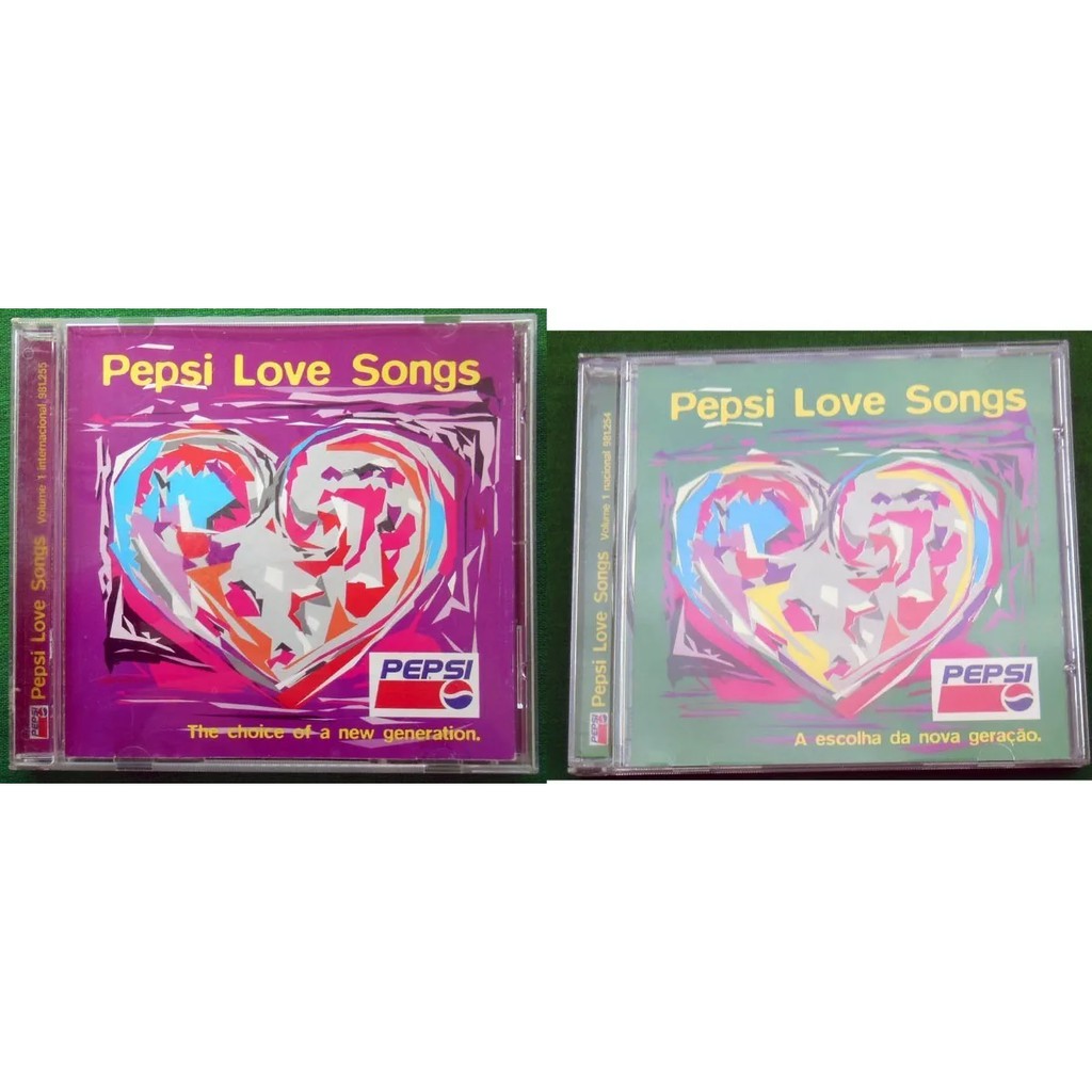 2 Cd's Pepsi Love Songs Volume 1 Nacional Internacional Original ...
